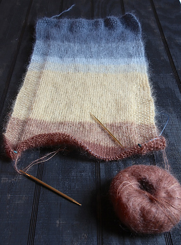 Ravelry: ItalianDishKnits' Earthtones Color Play Scarf