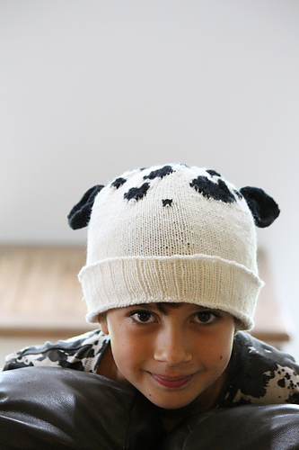 Ravelry: Cow Beanie #2 pattern by Donna Prentice