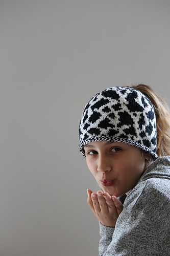 Ravelry: Cow Beanie #3 pattern by Donna Prentice