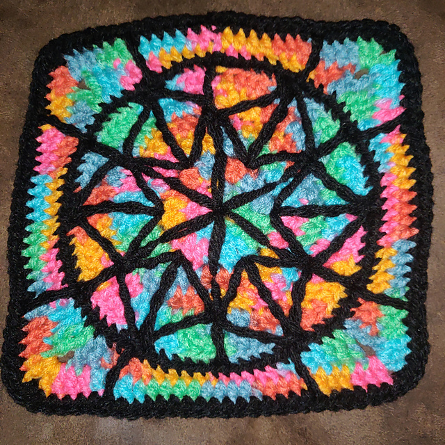 Ravelry: 6 point Star Square pattern by Jessica Crawford
