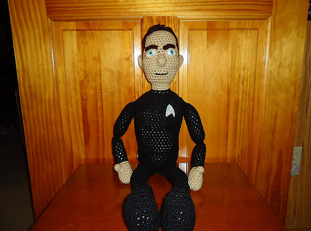 Ravelry: JBcrochetwizard's Khan/Sherlock/Cumberbatch doll