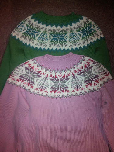 Ravelry: Scalloway Yokes pattern by Ann Feitelson