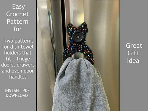 Ravelry: Kitchen Dish Towel Holders pattern by Jessica Donily