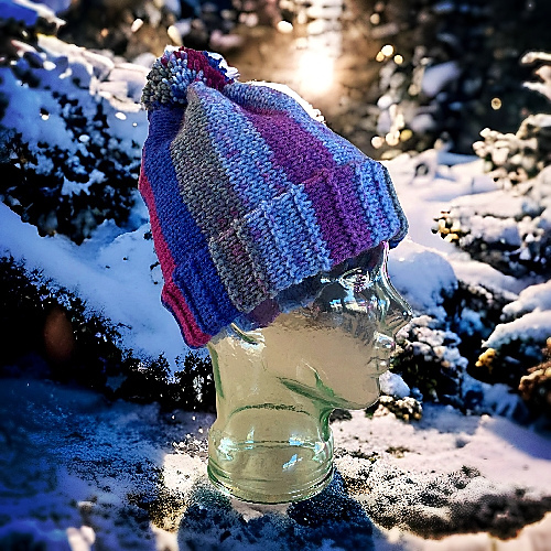 Ravelry: Vertical Stripe Toque, Touque, or Beanie Hat pattern by Janis ...