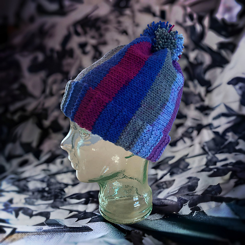 Ravelry: Vertical Stripe Toque, Touque, or Beanie Hat pattern by Janis ...