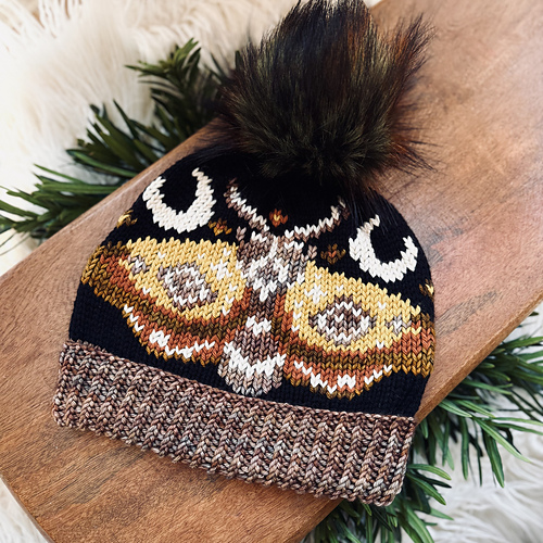 Ravelry: Lunar Moth Beanie pattern by Noemi Zimmer