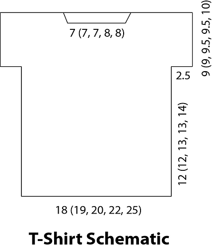 Ravelry: T-Shirt One pattern by SharonBDesigns