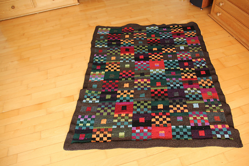 Ravelry: Gridlock Throw pattern by Kaffe Fassett