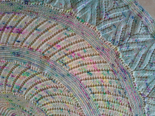 Ravelry: Summer Breeze Half-Pi-And-A-Bit Shawl pattern by Jennifer Pattison