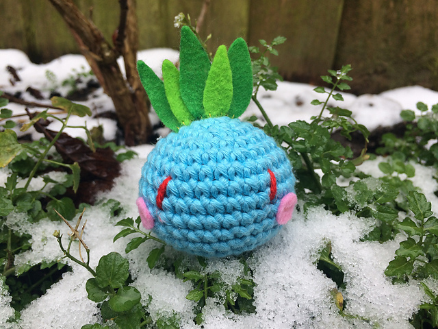 Ravelry Cute Oddish Pokemon Amigurumi Pattern By Nothings Unimaginable
