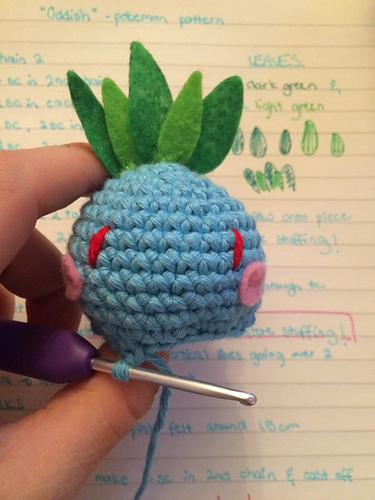 Ravelry: Cute Oddish Pokemon Amigurumi pattern by NoThings Unimaginable
