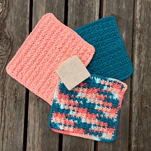 Ravelry: Cobblestone Washcloth Set pattern by Jaded Crafts & Creations