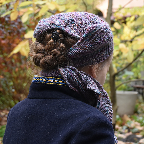 Ravelry: Haberkula's Headscarf and triangle shawl
