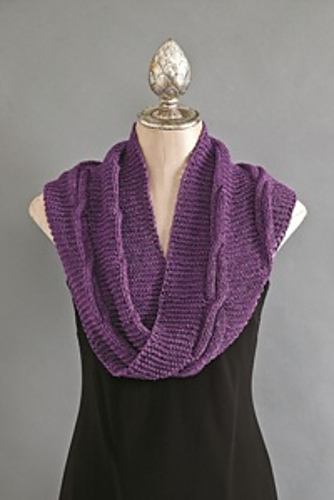 Ravelry: Infinity Cabled Scarf Knitting Pattern pattern by Andra Knight ...