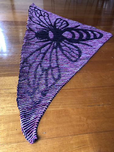 Ravelry: Bee Shadow Shawl pattern by Mark Jamieson