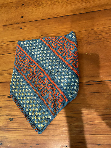 Ravelry: Antler Wrap pattern by Ann Iverson