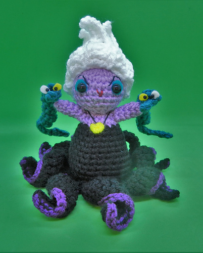 Ravelry: Sea Witch Doll with Eels pattern by Jana Whitley