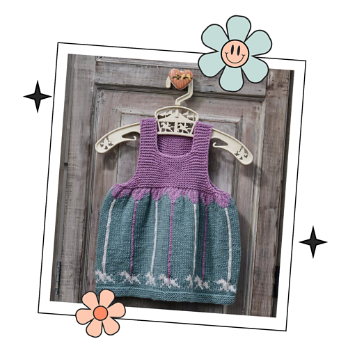 Ravelry: Carousel Horse Pinafore Dress pattern by Jane Burns