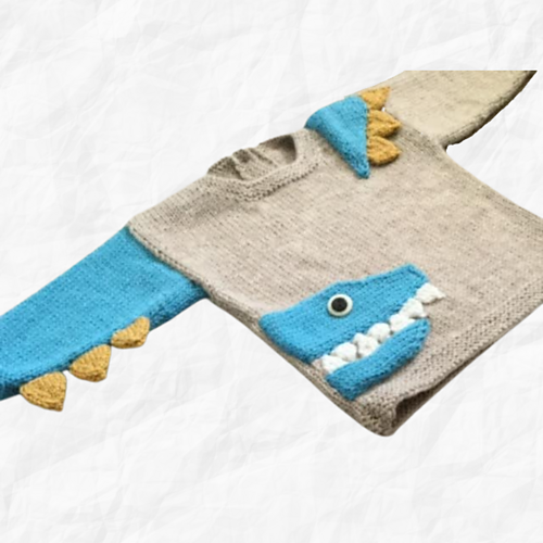 Ravelry: Snappy Dresser Crocodile Sweater pattern by Jane Burns