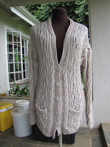 Ravelry: #20 Openwork Cable Cardigan pattern by DKNY
