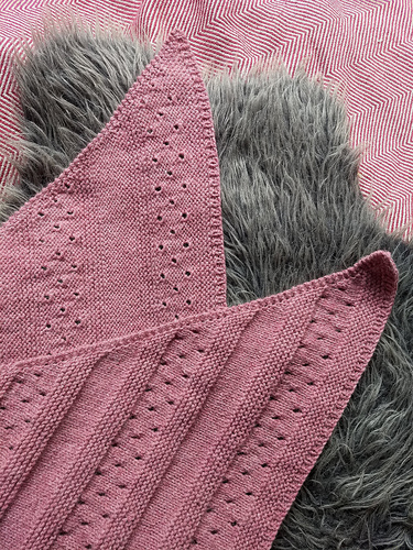 Ravelry: Striped Eyelet Shawl pattern by Jane James