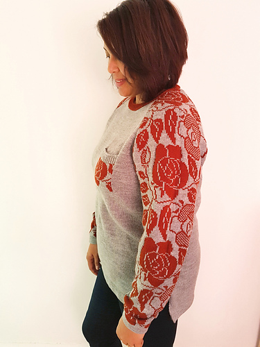 Ravelry: Rose Raglan Jumper pattern by Janine Stanfield