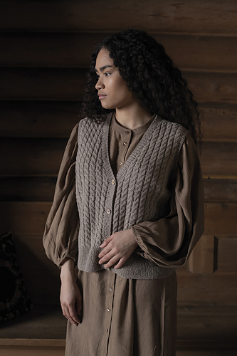Ravelry: Sylvi - vest pattern by Ronja Hakalehto