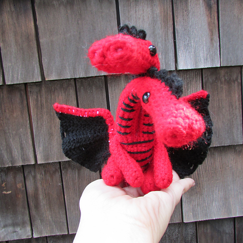 Ravelry: Here Be a 2 Headed Dragon! pattern by Jasmine Crabtree