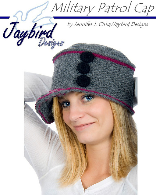 Ravelry: Campus Field Cap - Military Patrol Cap pattern by Jennifer ...