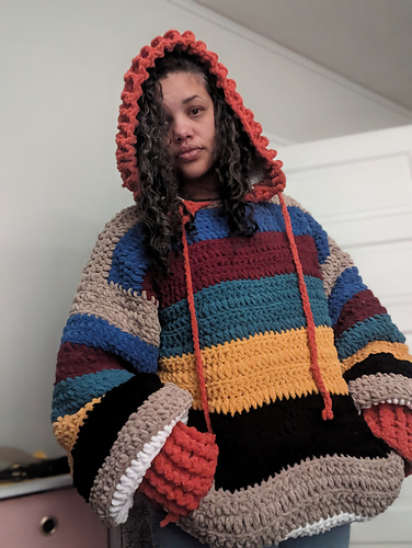 Ravelry: Jazsy's Blanket Yarn Hoodie pattern by Jasmine Winston