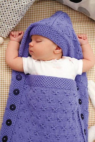 Ravelry: Hooded Sleep Sack pattern by Jeannie Chin