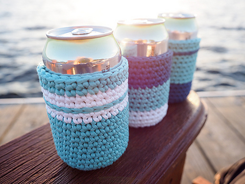 Ravelry: Easy Can Cozy pattern by Jamey from Dabbles & Babbles