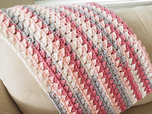 Ravelry: Cross-Over Block Stitch Baby Blanket pattern by Jamey from ...