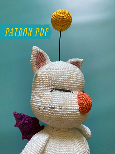 Ravelry: Mog Final Fantasy- Final Fantasy Moogle pattern by Caroline ...