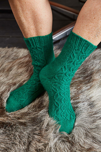 Ravelry: Hedera Helix socks pattern by James Arnall-Culliford