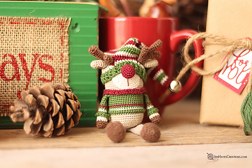 Ravelry: Reindeer Gnome pattern by Jen Hayes