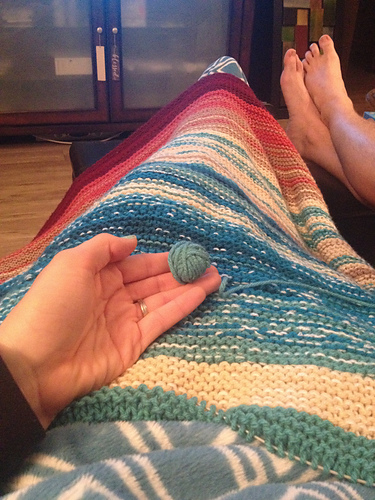 Ravelry: Knitted Temperature Blanket pattern by Jenna Jones