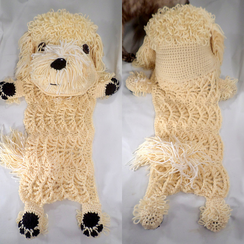 Ravelry: Labradoodle Blankie Buddy (RET) pattern by Jenna Wingate
