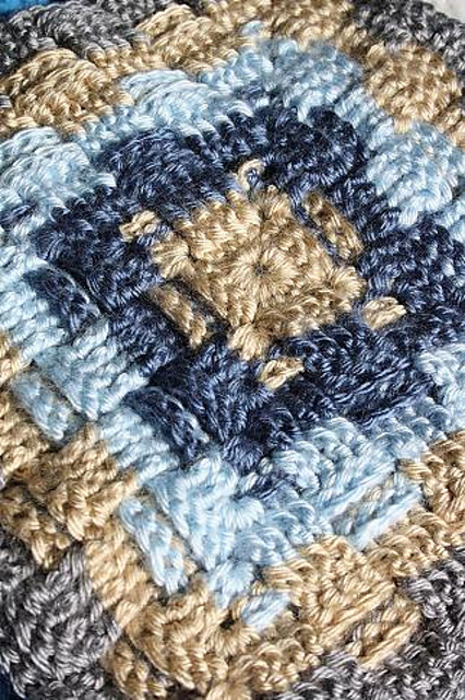 Ravelry: Will's 12 inch Weave Square pattern by Jennifer Bregg