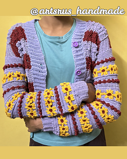 Ravelry: Decidedly Daisy Cardigan pattern by CrochetInTheSunshine