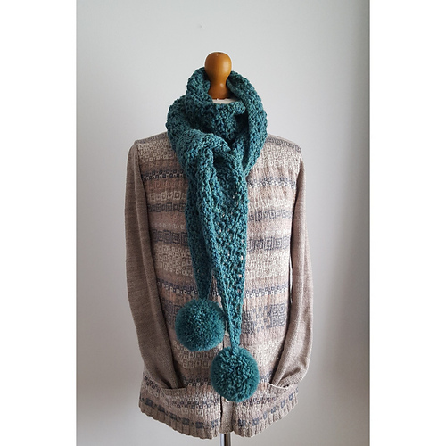 Ravelry: Amelie Lace Scarf & Hat pattern by Jennie Atkinson