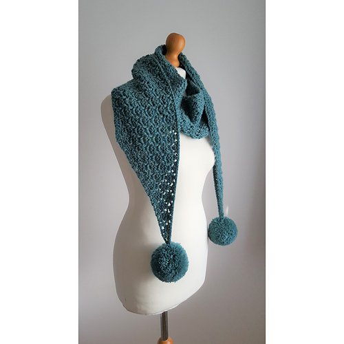 Ravelry: Amelie Lace Scarf & Hat pattern by Jennie Atkinson