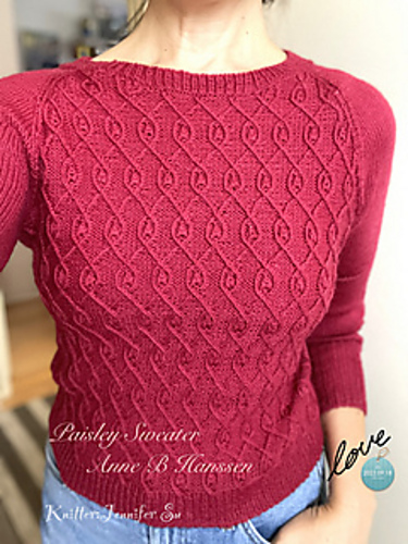 Ravelry: Paisley sweater pattern by Anne B Hanssen