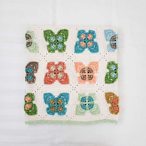 Ravelry: Butterfly Waltz Baby Blanket pattern by Jennifer Olivarez