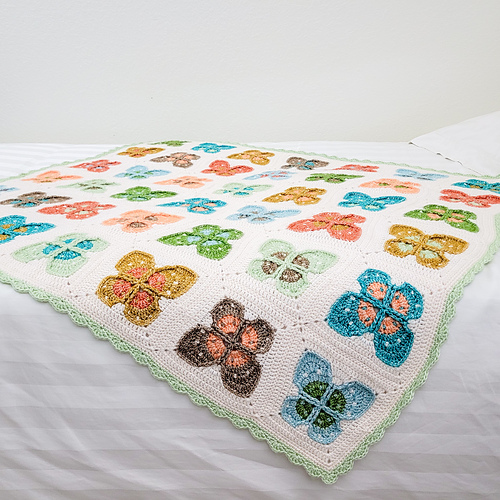 Ravelry: Butterfly Waltz Baby Blanket pattern by Jennifer Olivarez