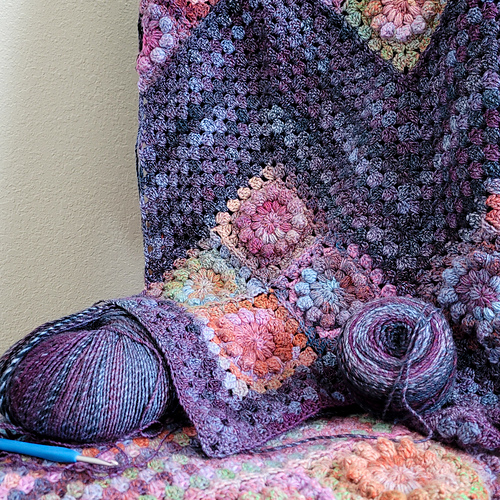 Ravelry: Painter's Garden Blanket pattern by Jennifer Olivarez