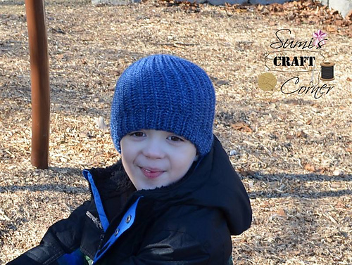 Ravelry: Men's Reversible Knit Look Beanie pattern by Jennifer Renaud