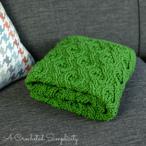 Ravelry: Hourglass Cabled Afghan pattern by Jennifer Renaud