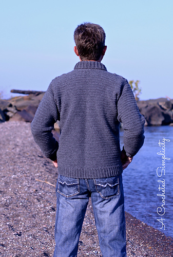 Ravelry: Midwestern Warmth Men's Cabled Sweater pattern by Jennifer Renaud