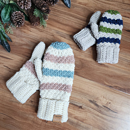 Ravelry: Easy Crochet Mittens pattern by Jennifer Renaud